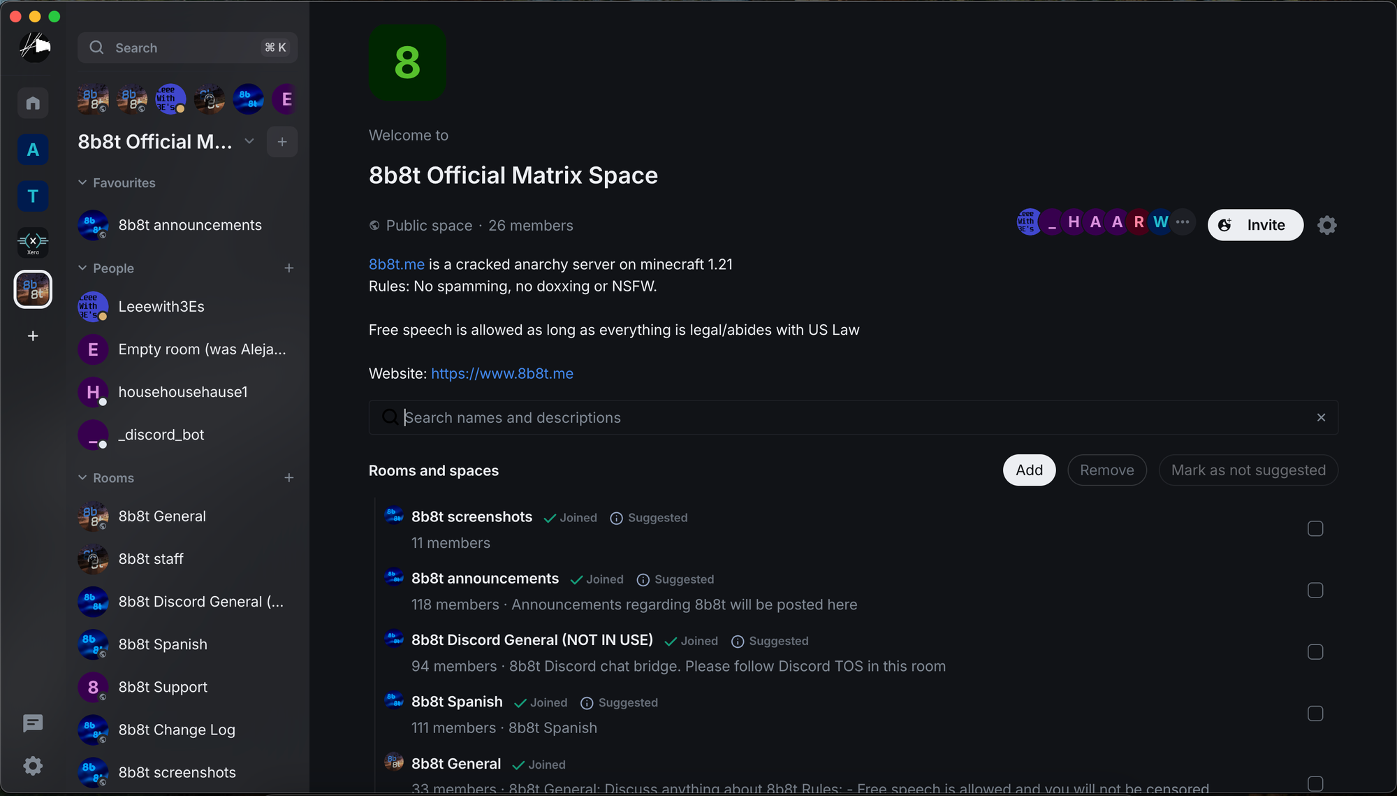 Why Matrix is Better Than Discord and How to Get Started on 8b8t’s Official Matrix Server